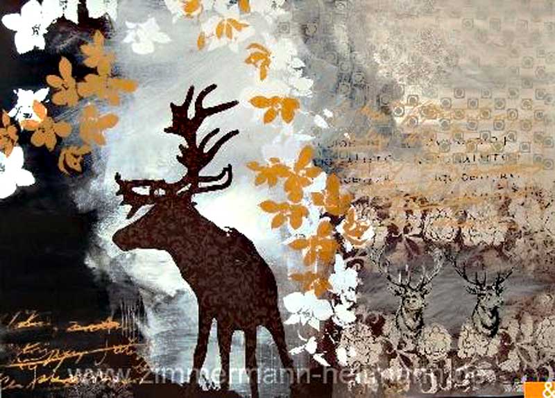 Anna Flores - Hirsch - Galerie Zimmermann und Heitmann