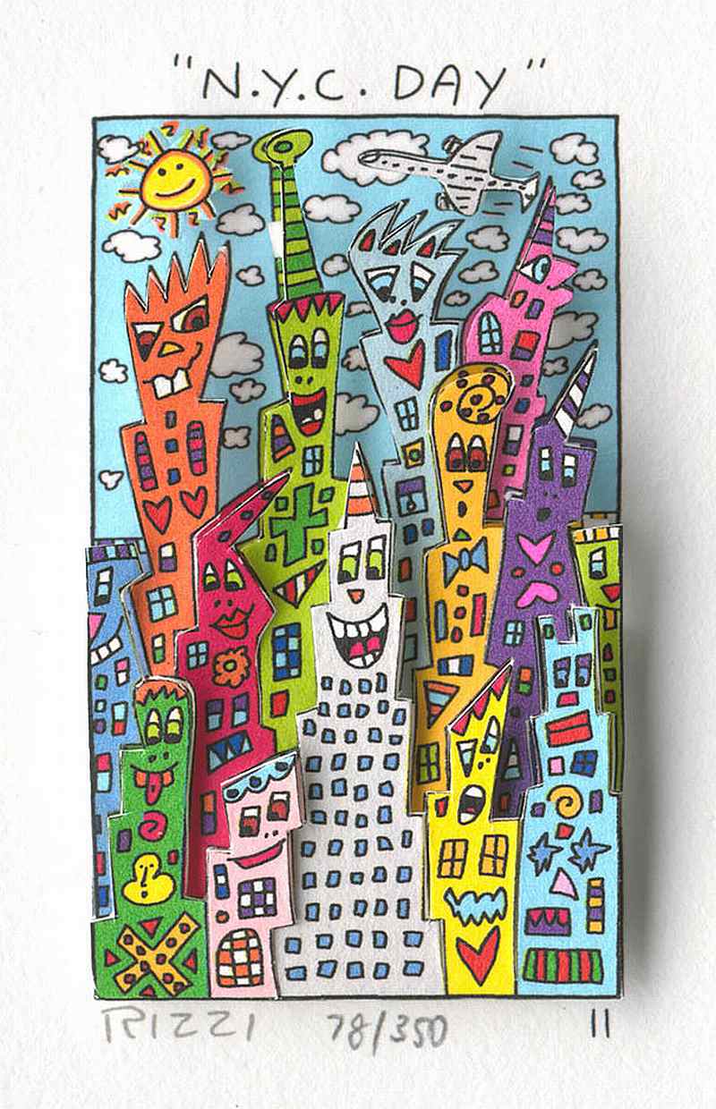 James Rizzi - N.Y.C. New York City Day - Galerie Zimmermann und Heitmann