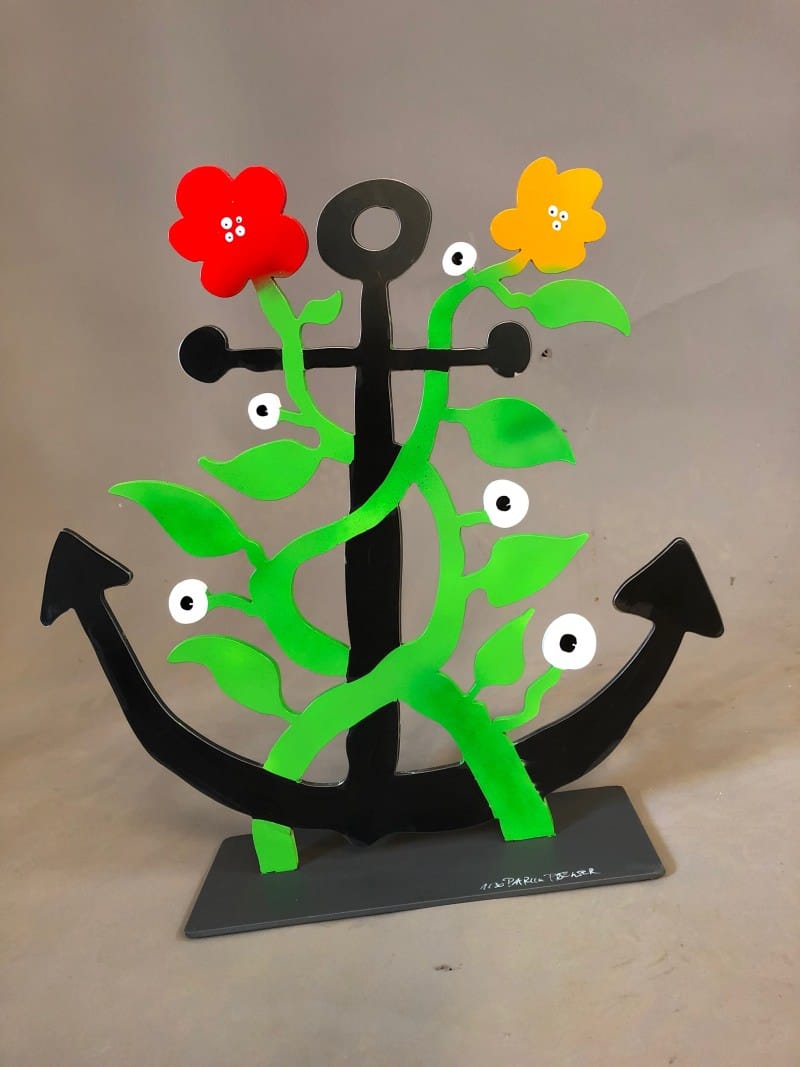 Patrick Preller - Blühender Anker - Galerie Zimmermann und Heitmann