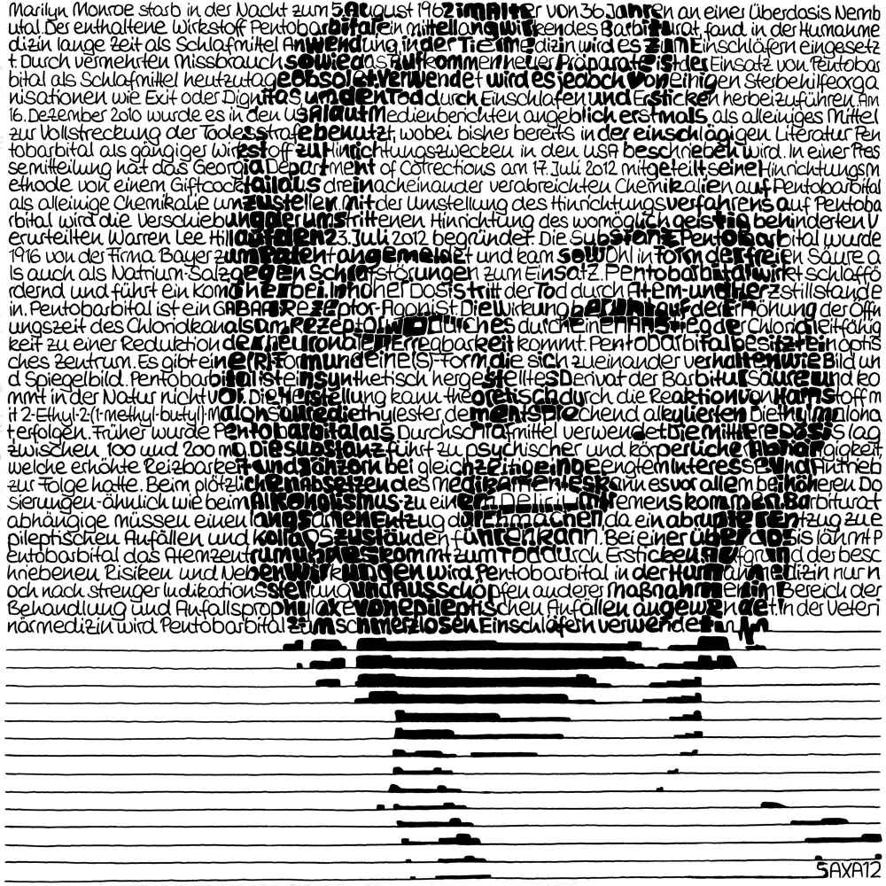 Saxa - Marilyn Monroe (klein) - Galerie Zimmermann und Heitmann