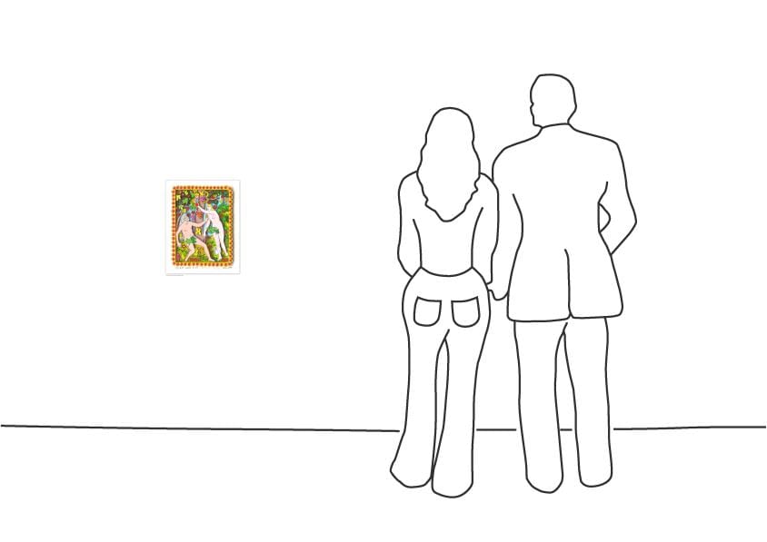 James Rizzi - Adam and Eve - Galerie Zimmermann und Heitmann