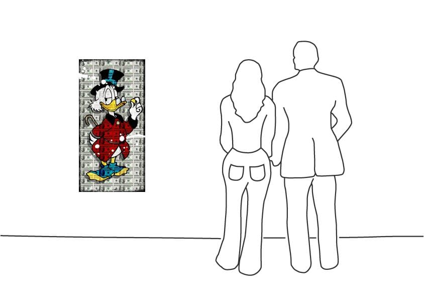 Micha Baker - Mr Dollar Duck - Galerie Zimmermann und Heitmann